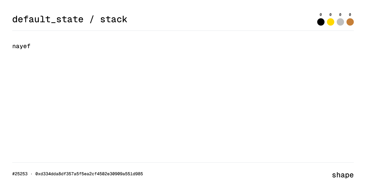 nayef | Stack