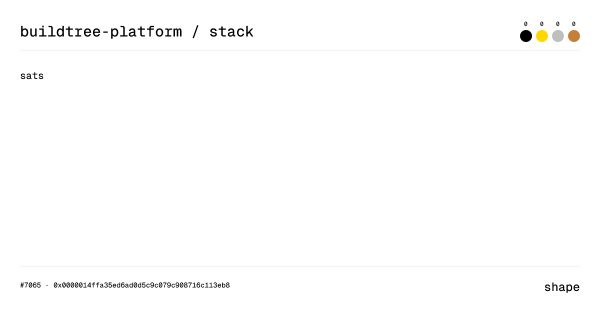 sats | Stack