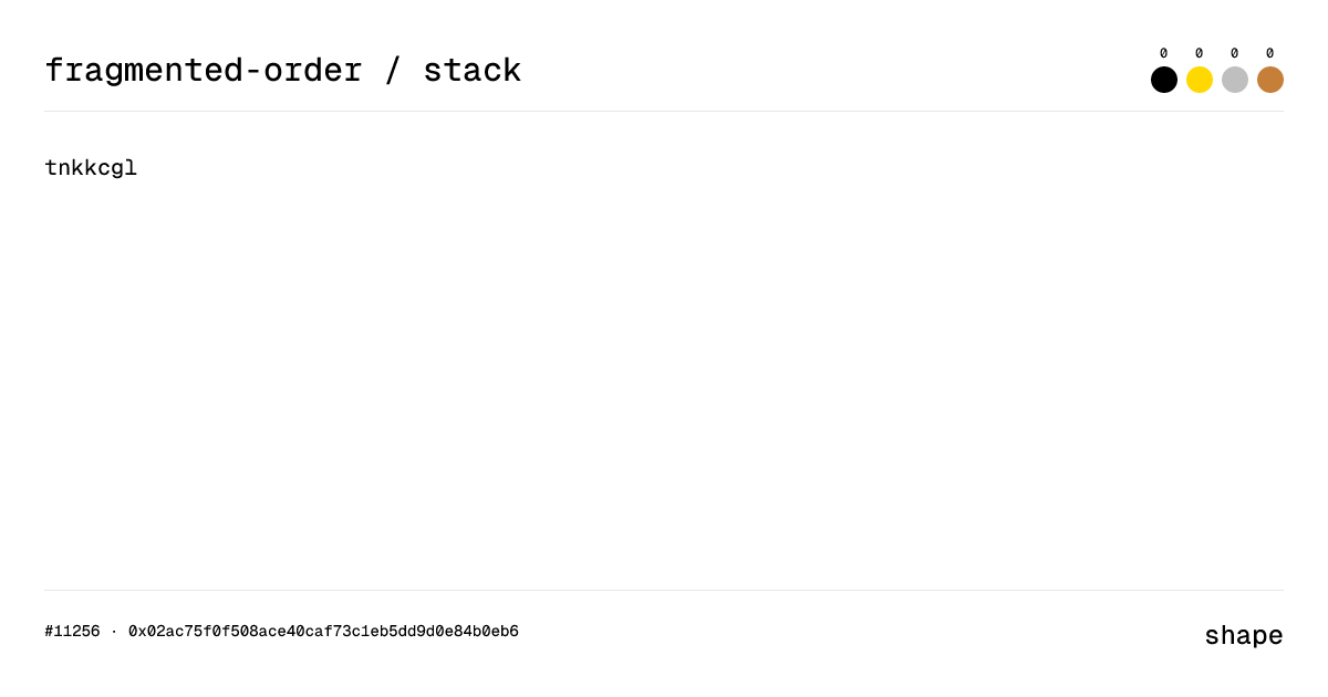 tnkkcgl | Stack